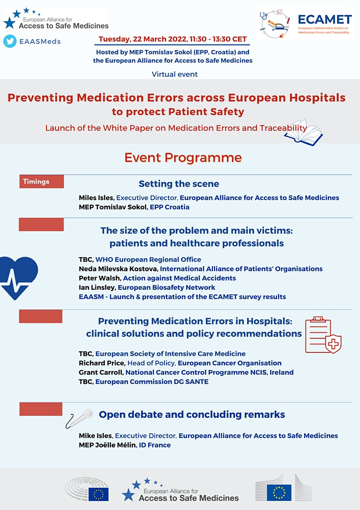 Preventing Medication errors across European hospitals to protect ...