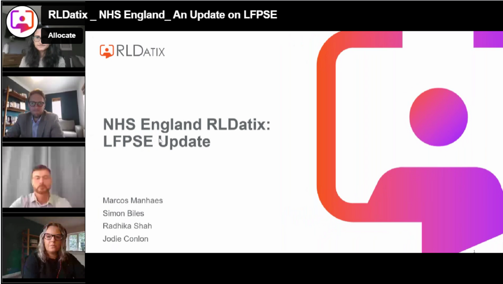 RLDatix and NHS England LFPSE webinar (29 August 2023) - Improving ...