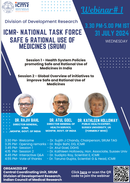 ICMR National Task Force: Safe and Rational use of Medicines (SRUM ...